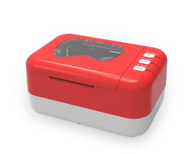China Skymen JP-520 Ultrasonic Denture Sterilizer 200ml 15W 58KHz Portable Cleaner for sale