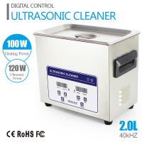 China Skymen 120W Stainless Steel Ultrasonic Cleaner 3.2L 40kHz Digital Timer Heater for sale