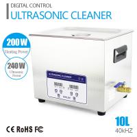 China Skymen 10L 240W Ultrasonic Cleaner with Digital Timer and Heater SUS304 for sale
