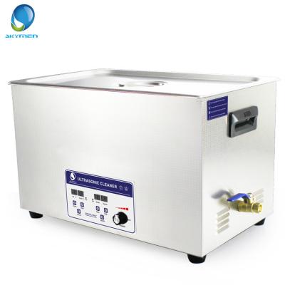 China 600W 30L Digital Ultrasonic Carb Cleaner 40kHz Adjustable Power Stainless Steel Tank for sale