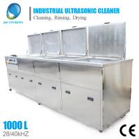 China Turbochargers Ultrasonic Cleaning Machine 4-Tank System 960L Capacity 7200W Power for Industrial Components for sale