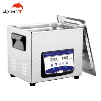 China Skymen 10L Benchtop Ultrasonic Parts Cleaner 240W 40KHz for Car Injector Cleaning for sale