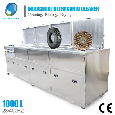 China Industrial Ultrasonic Cleaning Equipment 360L Big Tank Car Radiator Cleaner for sale