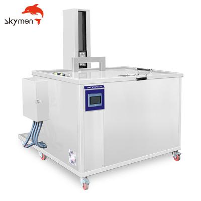 China 360L Stainless Steel Ultrasonic Cleaner with Lifting System 28/40KHz 3600W for Auto Parts Engine for sale