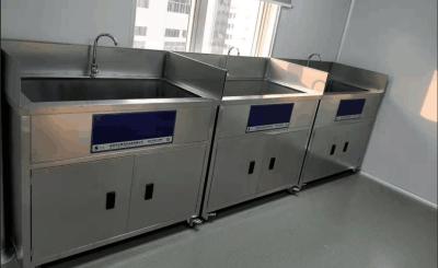 China 3 Stages Ultrasonic PCB Cleaner 77L Tank IPA Cleaning Media Explosion Proof 1200W 40kHz for sale