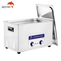 China Skymen 30L 8 Gallon 40kHz Ultrasonic Cleaning Machine for Cylinder Heads Industrial Cleaner for sale