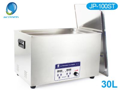 China Skymen JP-100ST 30L Stainless Steel Ultrasonic Cleaner 600W with Basket for sale