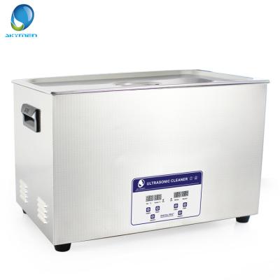 China 30L 600W Benchtop Ultrasonic Cleaner 220V with Digital Timer and Heater for Industrial Parts Degreasing for sale