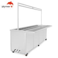 China 3 Meter Ultrasonic Blind Cleaning Machine 330L 3600W Industrial Curtain Cleaner for sale