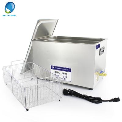 China Skymen JP-100S 30L Stainless Steel Ultrasonic Cleaner 600W with Heating 500W for sale