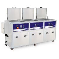 China Skymen 3 Tank Ultrasonic Cleaning Unit 77L 40kHz Industrial Medical Automatic for sale