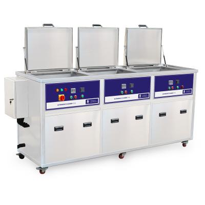 China Skymen 3 Tank Ultrasonic Cleaning Unit 77L 40kHz Industrial Medical Automatic for sale
