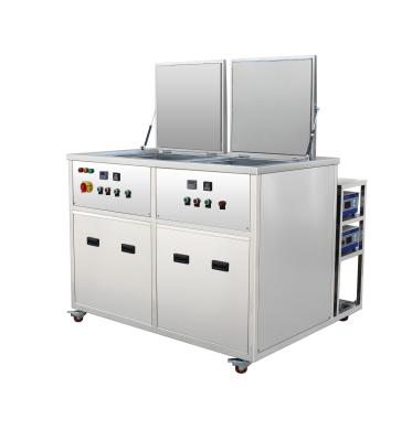 China Industrial Ultrasonic Cleaner 135L 1800W Dual Tank Stainless Steel for Engine Parts for sale