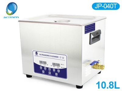 China 240W Digital Timer Heater Ultrasonic Cleaner 10.8L Stainless Steel Tank 40KHz for sale