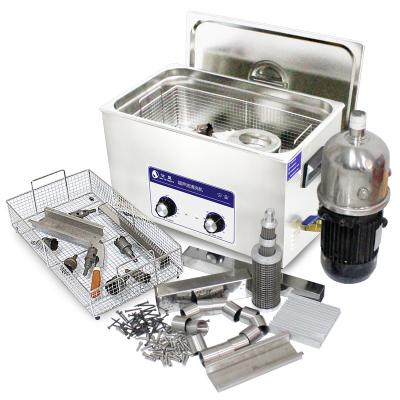 China Mechanical Benchtop Ultrasonic Cleaner Heated 30L Ultrasound Bath 60W for sale