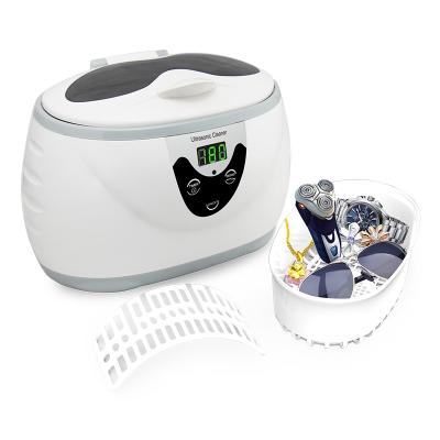 China 600ml 50W Ultrasonic Cleaner for Glasses Jewelry Watch with Digital Timer CE RoHS FCC for sale