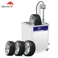 China SUS303 220V 50HZ Industrial Ultrasonic Tire Cleaning Machine with 453.6L Tank and Automated Loading System for sale