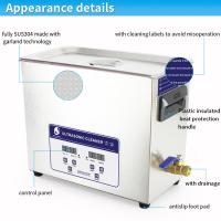 China CE Ultrasonic Record Cleaner 6.5L 40kHz 180W Adjustable Timer 1-30min for sale