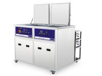 China 28/40kHz Dual Tank Ultrasonic Glass Cleaner 77L Each Cleaning and Drying Tank for sale
