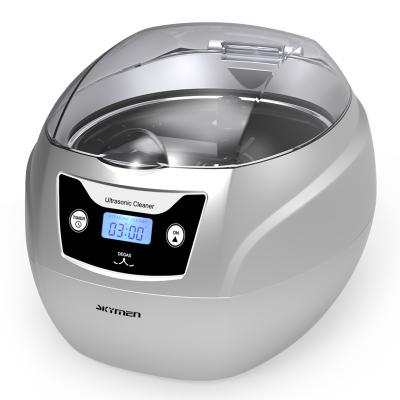 China 0.6L Digital Touch Ultrasonic Cleaner for Jewelry 35W 40KHz Stainless Steel Tank for sale