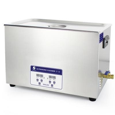 China JP-100S 30L Ultrasonic Cleaning Machine with 600W Power and 40KHz Frequency for Industrial Parts for sale