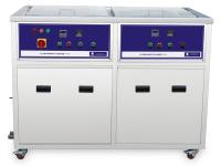 China Industrial Ultrasonic Cleaner Dual Tank 600W with Heater and Drying Function for sale