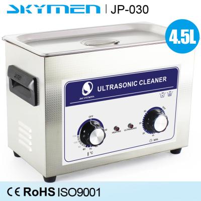 China 4.5L Stainless Steel Ultrasonic Cleaning Machine with 180W Power and 200W Heater - JP-030 Model for sale