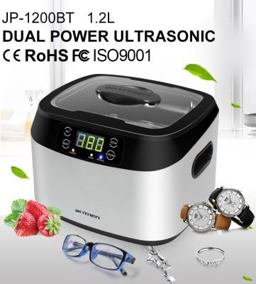 China Degas JP-1200BT 1200ML Ultrasonic Cleaner with 75W Power and LED Display for Household Jewelry Electronics for sale