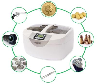 China JP-4820 2.5L 40KHz Household Ultrasonic Cleaner with Heating for Brass and Jewelry for sale
