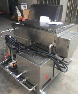 China Industrial Ultrasonic Cleaner 38L 600W for Kitchenware Pizza Pan BBQ Grill Oil Removal for sale