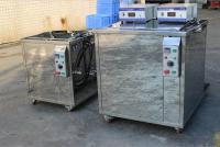 China Industrial Double Tank Ultrasonic Cleaning Machine 1200W 40kHz for Machinery Parts for sale