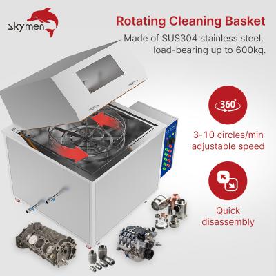China JP-1000P Rotary Basket High Pressure Spray Cleaning Machine - 1000mm Diameter, 250KG Capacity for sale