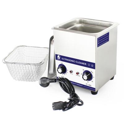 China JP-010 Benchtop Ultrasonic Cleaner 2L Capacity 40kHz with Heater & Timer for Jewelry and Diamond Cleaning for sale