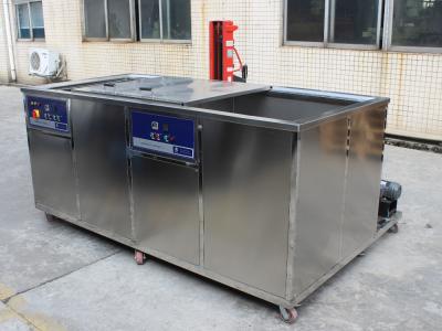 China Twin Tank Industrial Ultrasonic Cleaner 360L 40kHz for Fuel System Pump Parts for sale