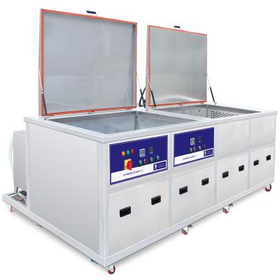 China Industrial Ultrasonic Cleaner for Aircraft Parts Twin Tank 40kHz for sale