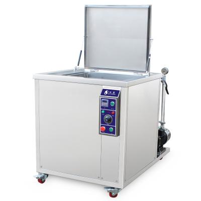 China Stainless Steel SUS304 Ultrasonic Carburetor Engine Parts Cleaner 135L 1800W for sale