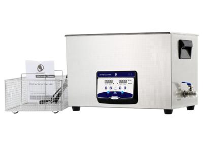 China 30L Benchtop Ultrasonic Cleaner 600W 40KHz with Degas for Diesel Injector Parts for sale