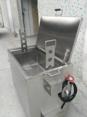 China 304 Stainless Steel Soak Tank 168L Commercial Kitchen Degreaser with Hand Held Control for sale
