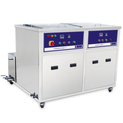 China 2 Chambers Ultrasonic Cleaning Machine 360L 40kHz for Heat Pipe and Heat Exchanger Tubes for sale