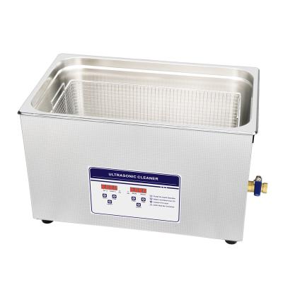 China 30L Fuel Injector Filter Digital Ultrasonic Cleaner 600W 40KHz Stainless Steel Tank for sale