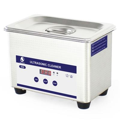 China Digital Touch Ultrasonic Jewelry Cleaner 800ml 40KHz 35W 18 Timer Settings for sale