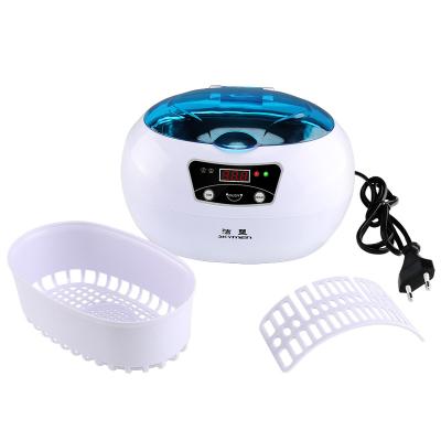 China 35W 600ml Portable Jewelry Ultrasonic Cleaner with 18 Timer Settings 40kHz for sale