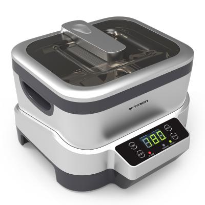 China Skymen JP-1200FT Ultrasonic Cleaner 1.2L 70W with 5 Timer Settings for Jewelry Dental Tools for sale