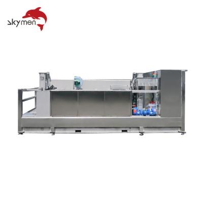 China Large Industrial Ultrasonic Cleaning Machine with Heat Exchanger - Automated Filtration Cycle & 18 Years Manufacturing Experience for sale