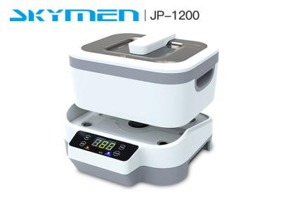 China JP-1200FT 1.2L Ultrasonic Cleaner with Detachable SUS304 Tank 40KHz 70W CE FCC Certified for sale