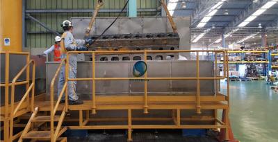 China Industrial Ultrasonic Cleaner Tank 6000L 34.2KW for Truck Engines and Marine Propellers for sale
