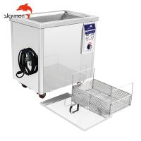 China Industrial Ultrasonic Cleaner 80L 1200W Metal Parts Degreasing Machine for Engine Cylinder for sale