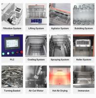 China Skymen Dual Stage Ultrasonic Cleaning Machine with Roller 600mm Industrial Cleaner for sale