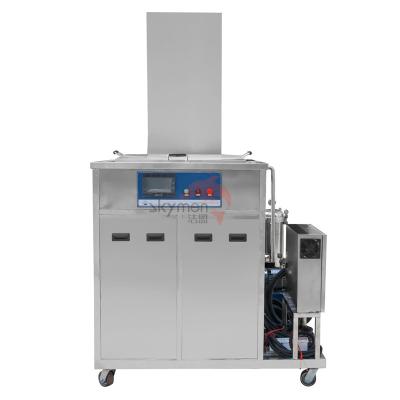 China Industrial Ultrasonic Cleaning Tank 175L 3600W with Automated Lift System for Air Filter Panels for sale