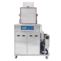 China Industrial Ultrasonic Cleaning Tank 175L 3600W with Automated Lift System for Air Filter Panels for sale